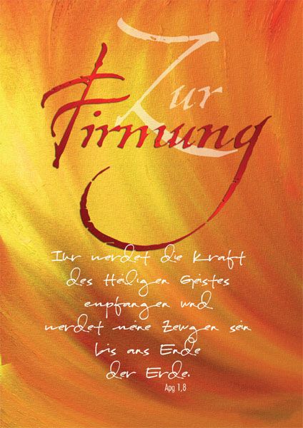 Karten zur Firmung